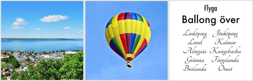 Övriga städer - Flyga Luftballong